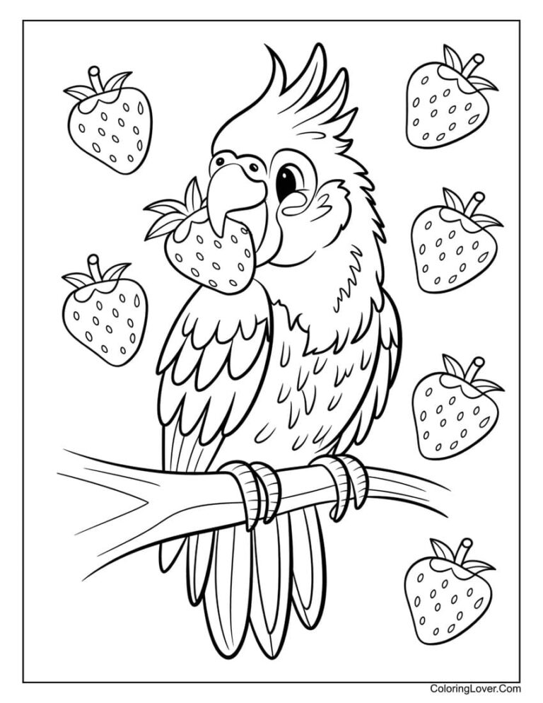 46 Fruit Coloring Pages (Free Printables for All Ages)