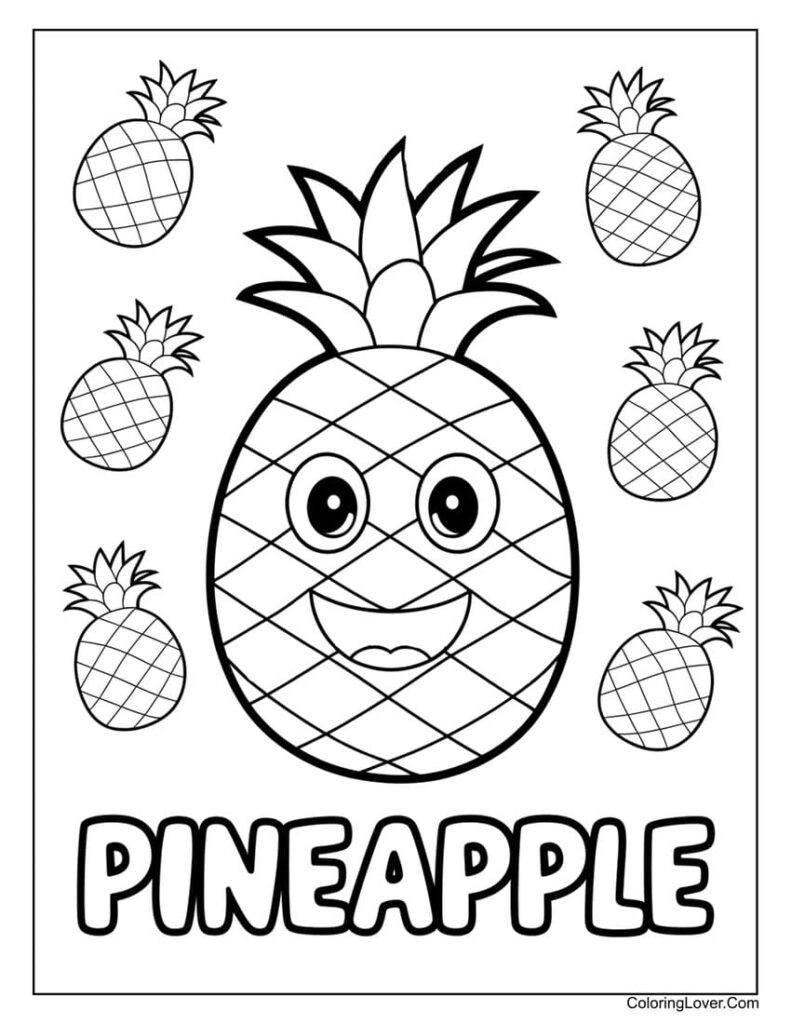 46 Fruit Coloring Pages (Free Printables for All Ages)
