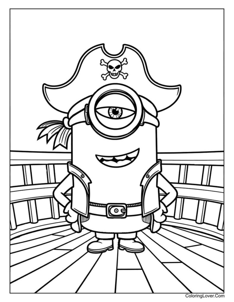 54 Minion Coloring Pages (Free Printables for All Ages)
