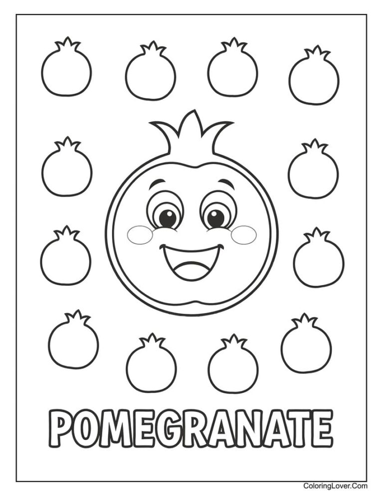46 Fruit Coloring Pages (Free Printables for All Ages)