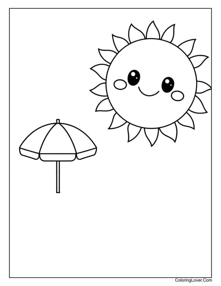 78 Preschool Coloring Pages (Free Printables for Kids)