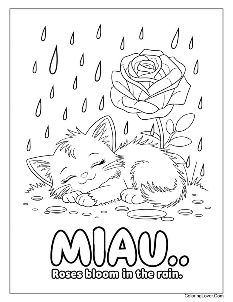 36 Rose Coloring Pages (Free Printables for All Ages)