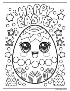 50+ Easter Egg Coloring Pages (Free Printables for All Ages)