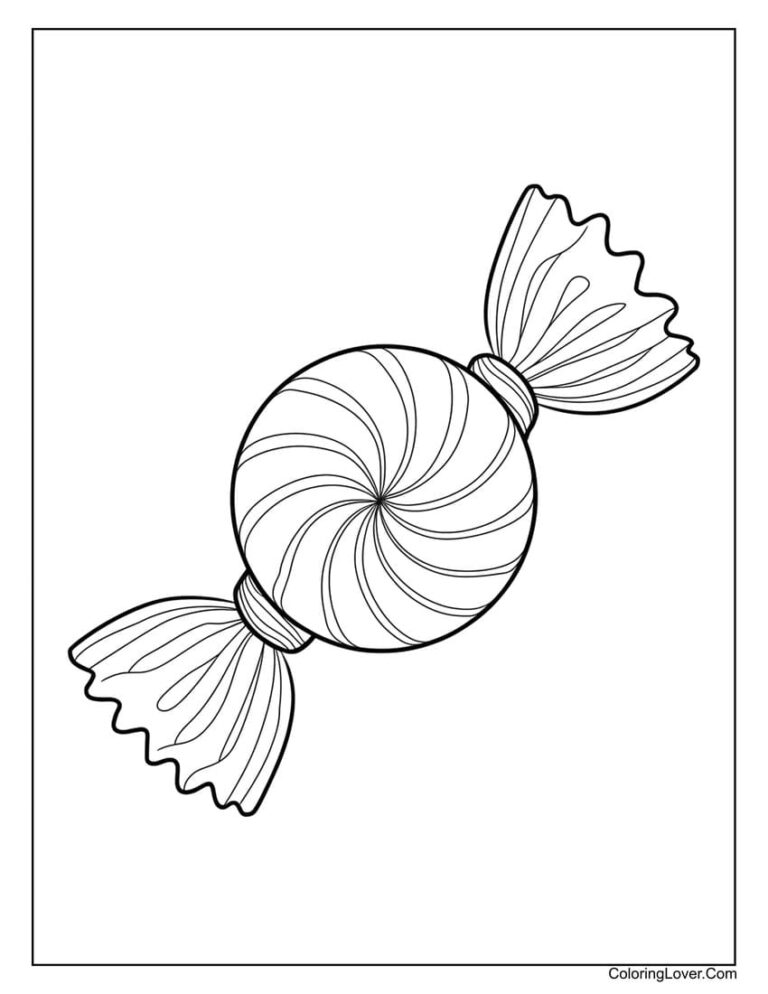 47 Candy Coloring Pages (Free Printables for All Ages)