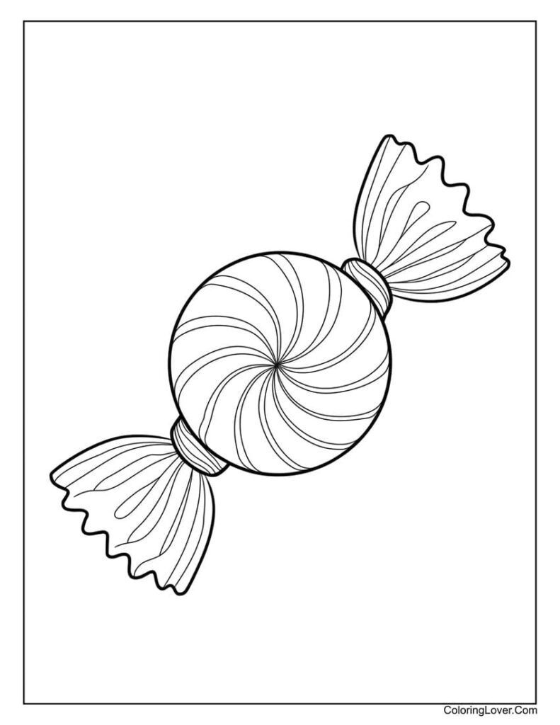 47 Candy Coloring Pages (Free Printables for All Ages)