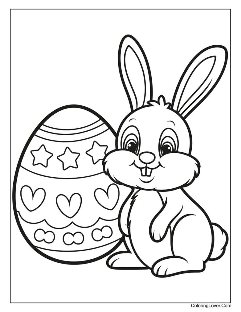 50+ Easter Egg Coloring Pages (Free Printables for All Ages)