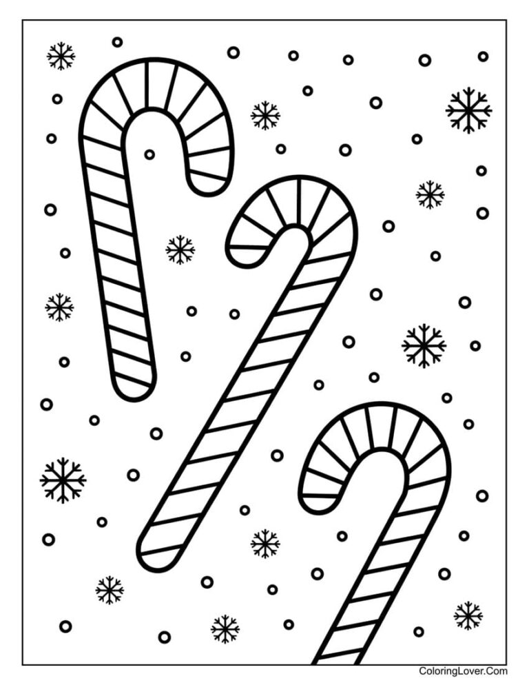 47 Candy Coloring Pages (Free Printables for All Ages)