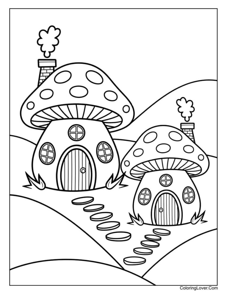 47 House Coloring Pages (Free Printables for All Ages)