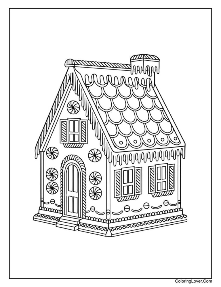 47 House Coloring Pages (Free Printables for All Ages)