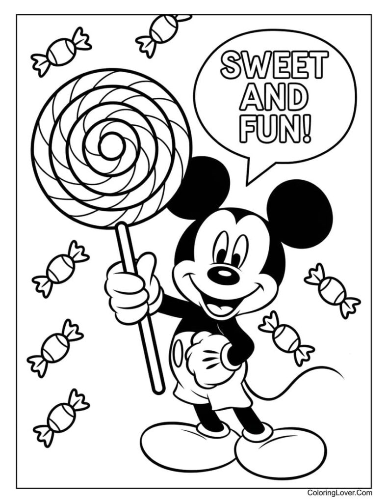 47 Candy Coloring Pages (Free Printables for All Ages)
