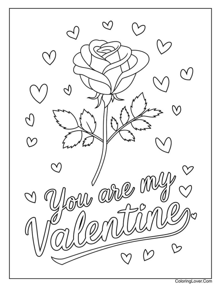 36 Rose Coloring Pages (Free Printables for All Ages)