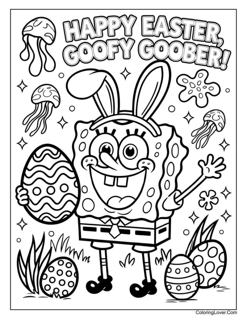 50+ Easter Egg Coloring Pages (Free Printables for All Ages)