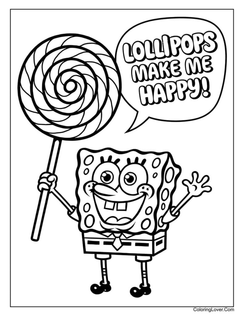 47 Candy Coloring Pages (Free Printables for All Ages)