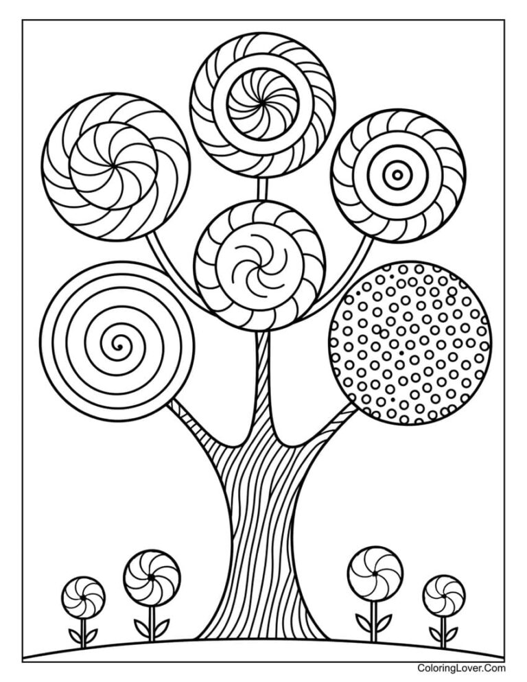 47 Candy Coloring Pages (Free Printables for All Ages)