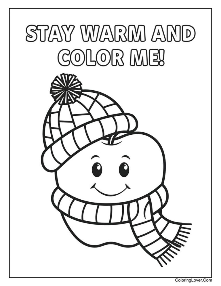32 Apple Coloring Pages (Free Printables for All Ages)
