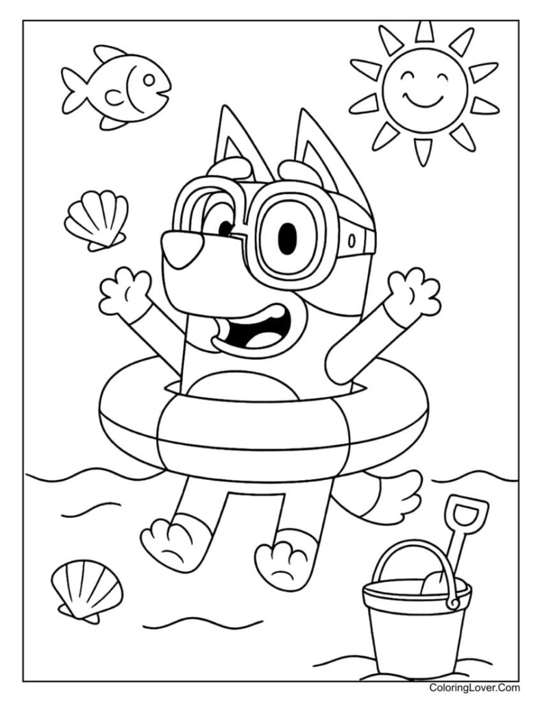 70 Bluey Coloring Pages (Free Printables for Kids)