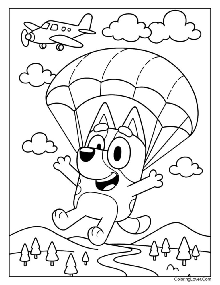 70 Bluey Coloring Pages (Free Printables for Kids)