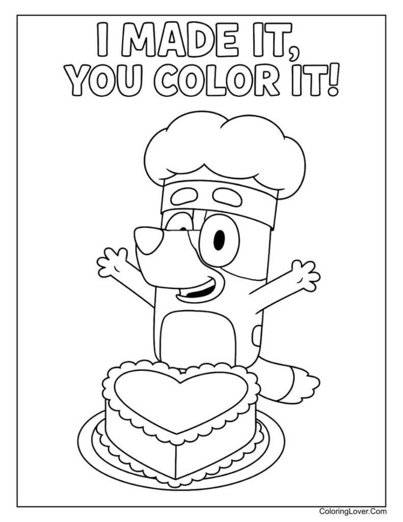 70 Bluey Coloring Pages (Free Printables for Kids)