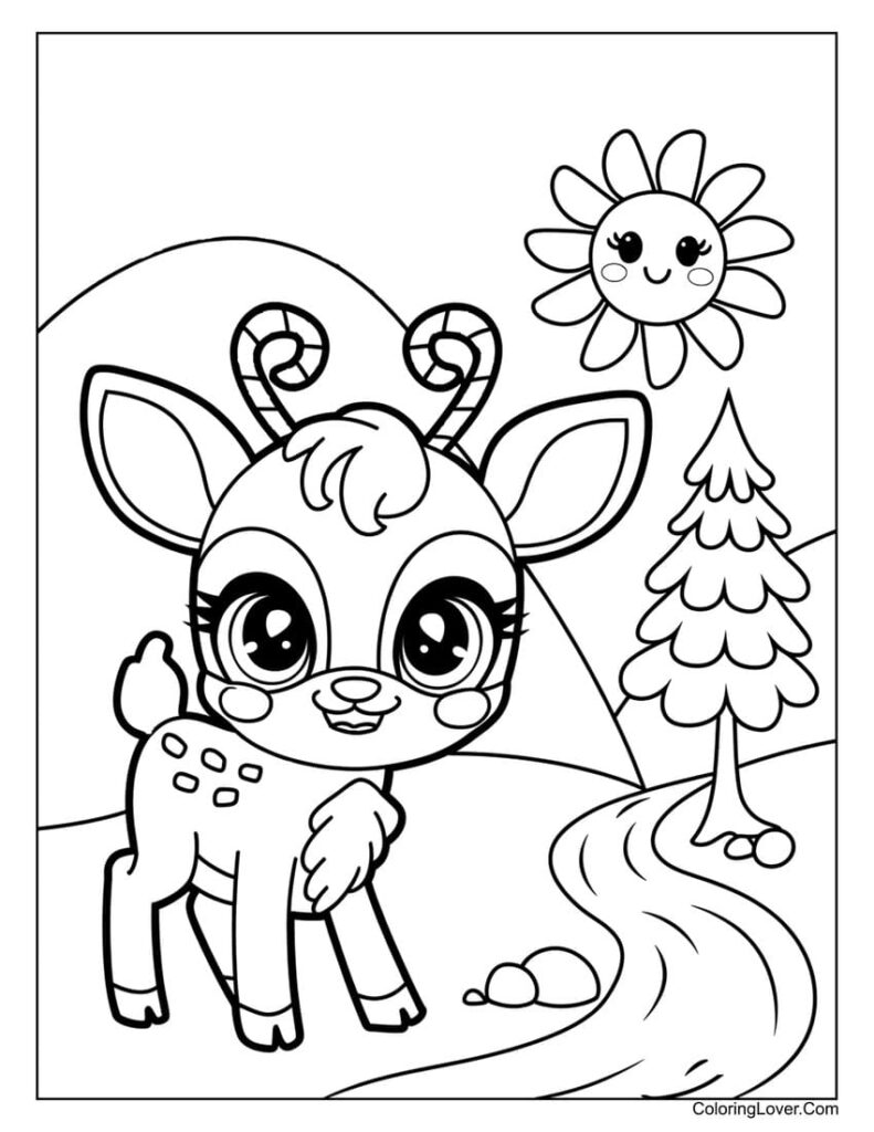 40 Deer Coloring Pages (Free Printables for All Ages)
