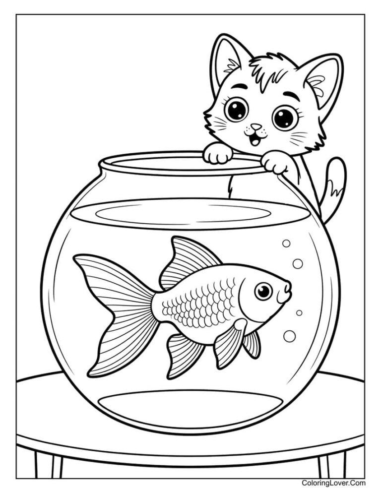 42 Fish Coloring Pages (Free Printables for All Ages)