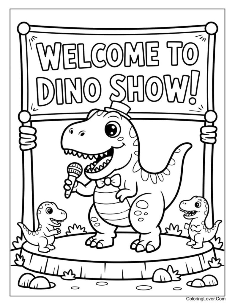 Dinosaur Coloring Pages (Free Printables for All Ages)