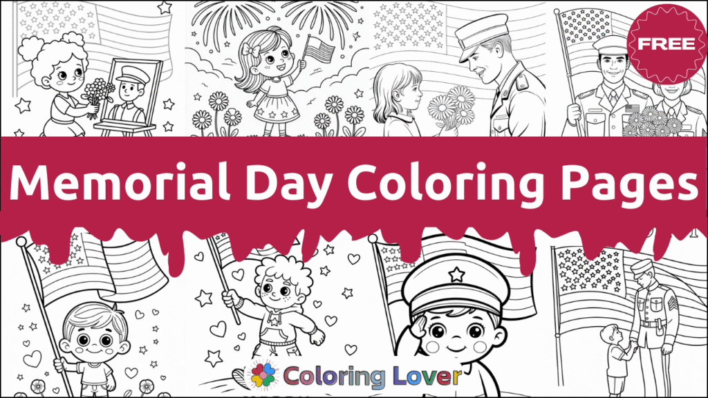 45 Memorial Day Coloring Pages (Free Printables for All Ages)