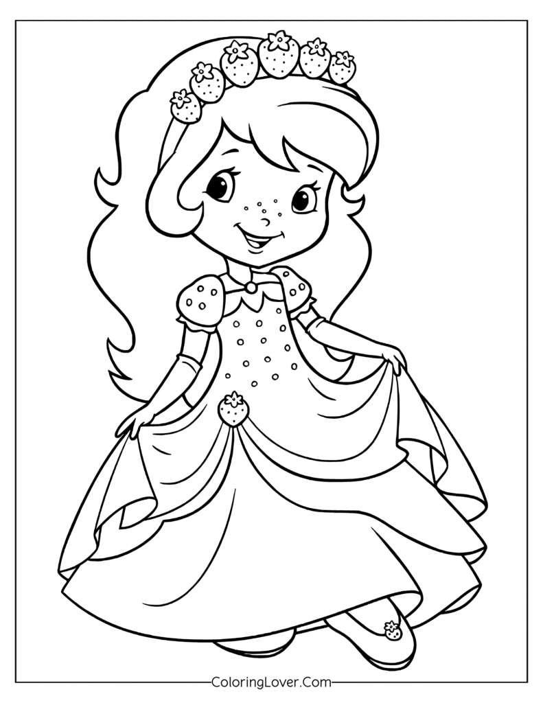 Strawberry Shortcake Coloring Pages (Free Printable 30+ PDF)